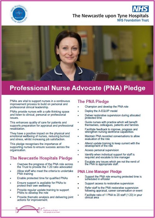 Our PNA Pledge - Newcastle Hospitals NHS Foundation Trust