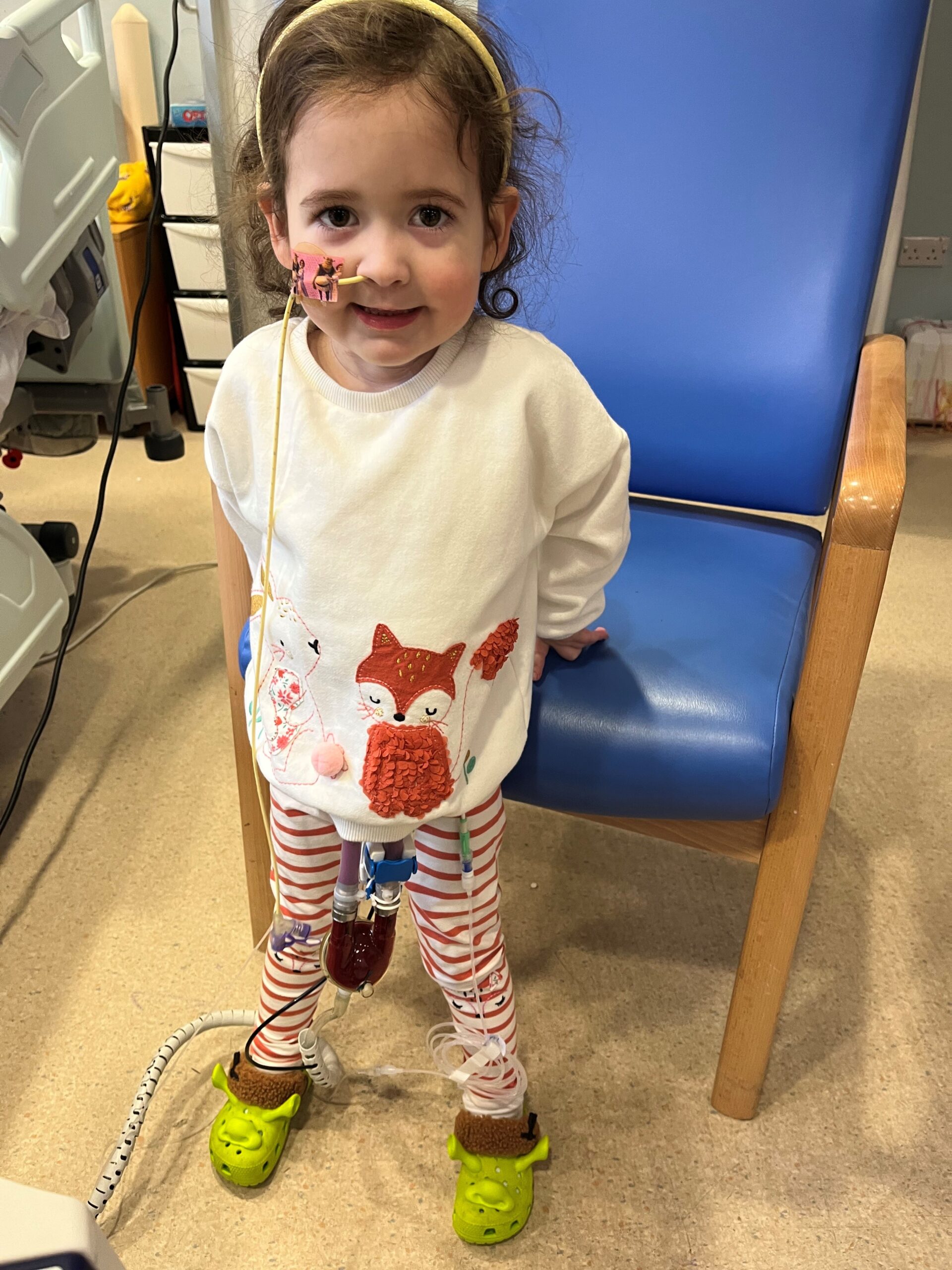 Freeman Hospital patient, Evie, in need of a heart transplant, part of ...