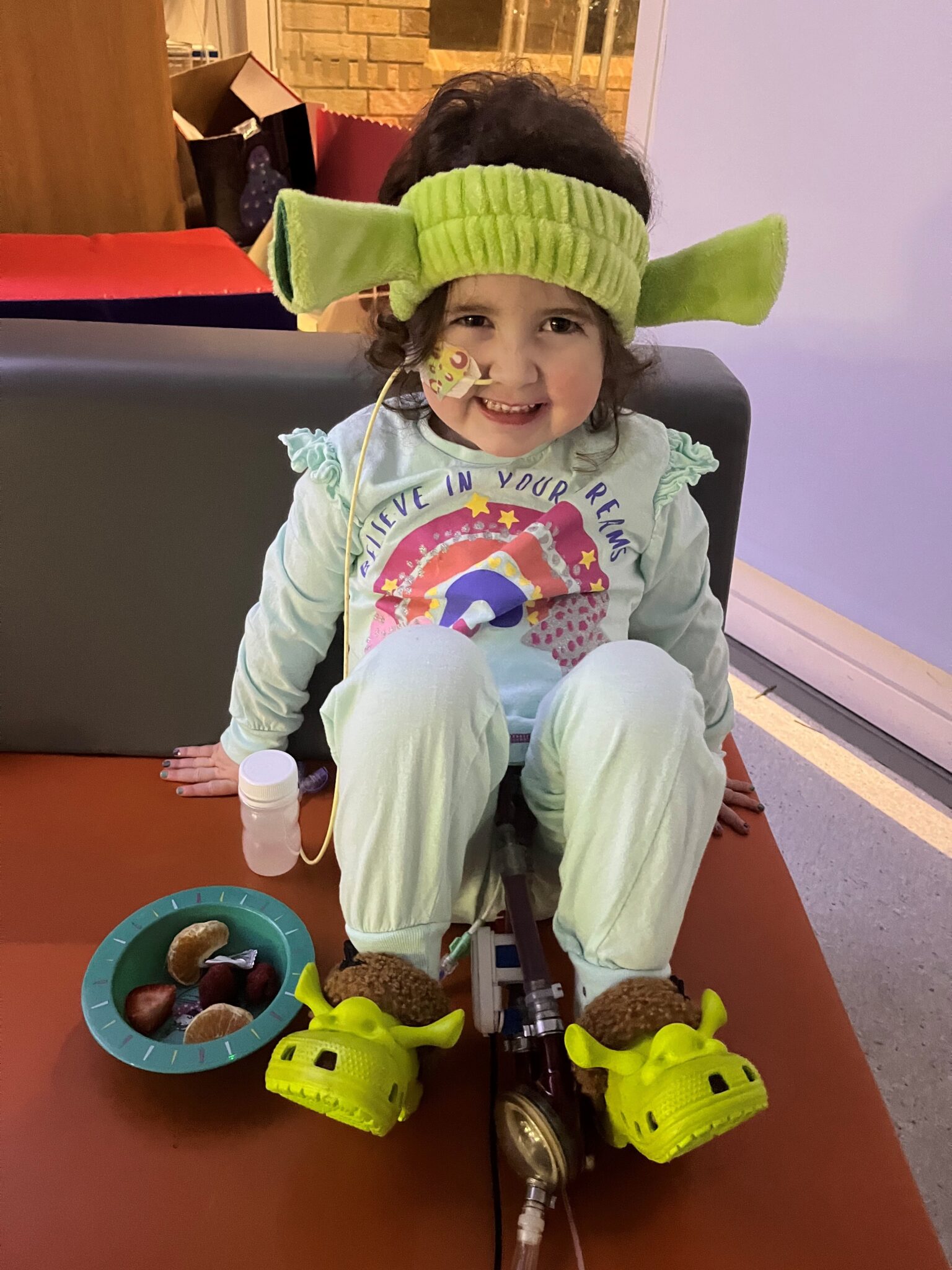 Four-year-old Evie marks poignant milestone in wait for new heart ...