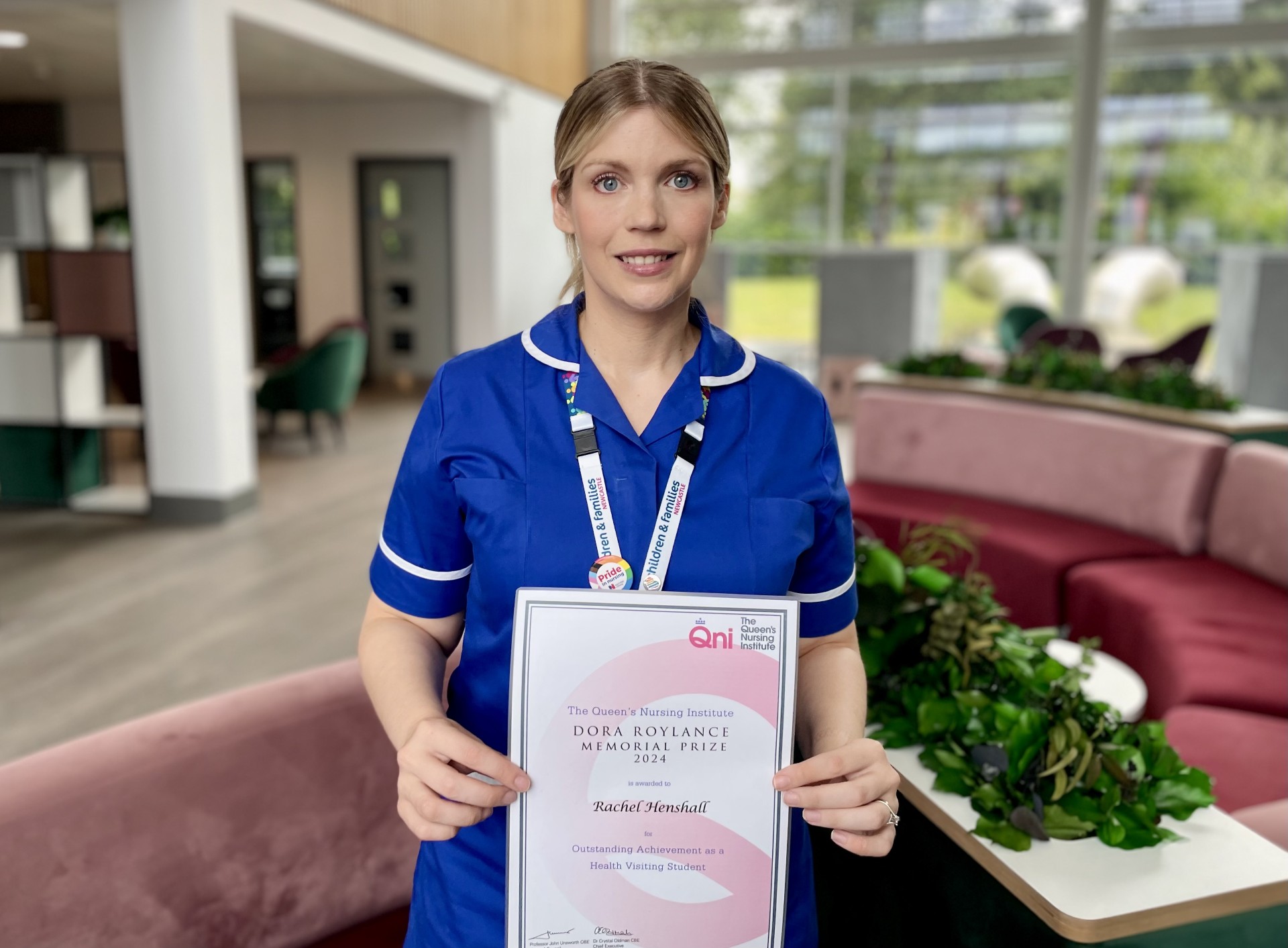Health Visitor awarded national Dora Roylance Memorial Prize ...